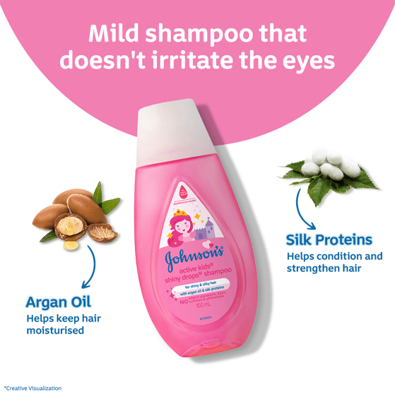 Johnson's® Active Kids Shiny Drops Shampoo | Johnson's® Baby India