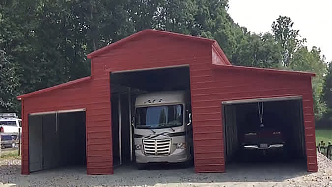 Vertical Roof Barns Landing Page | Premier Metal Structures