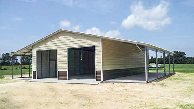 Vertical Roof Barns Landing Page | Premier Metal Structures