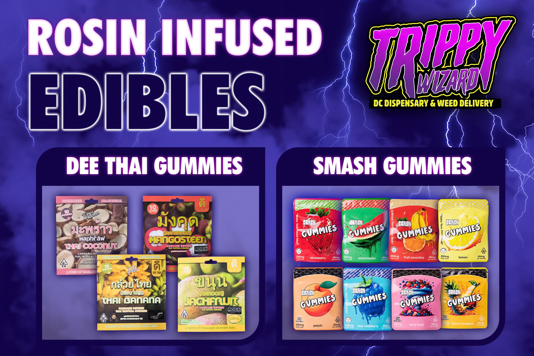 Weed Edibles | Trippy Wizard Weed Dispensary DC