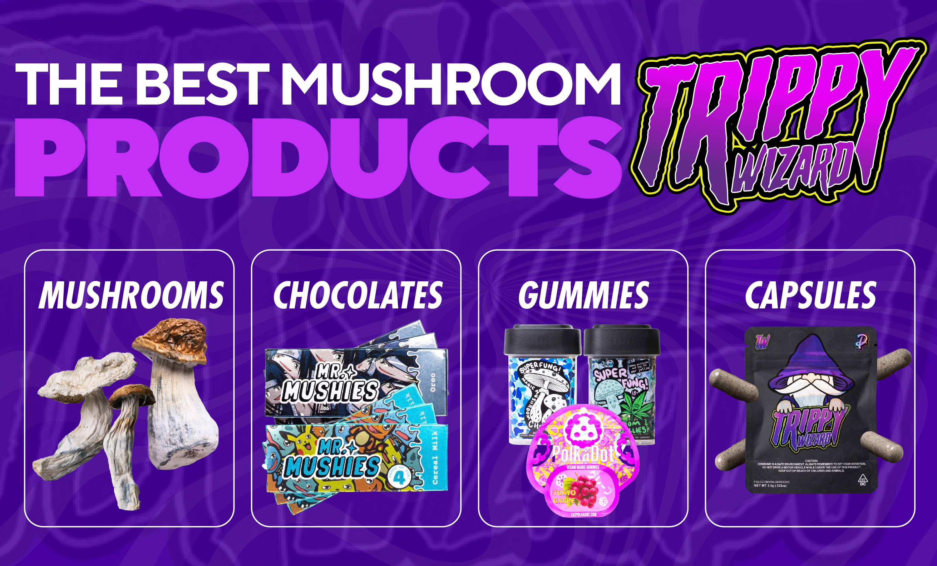 Magic Mushrooms | Trippy Wizard Weed Dispensary DC