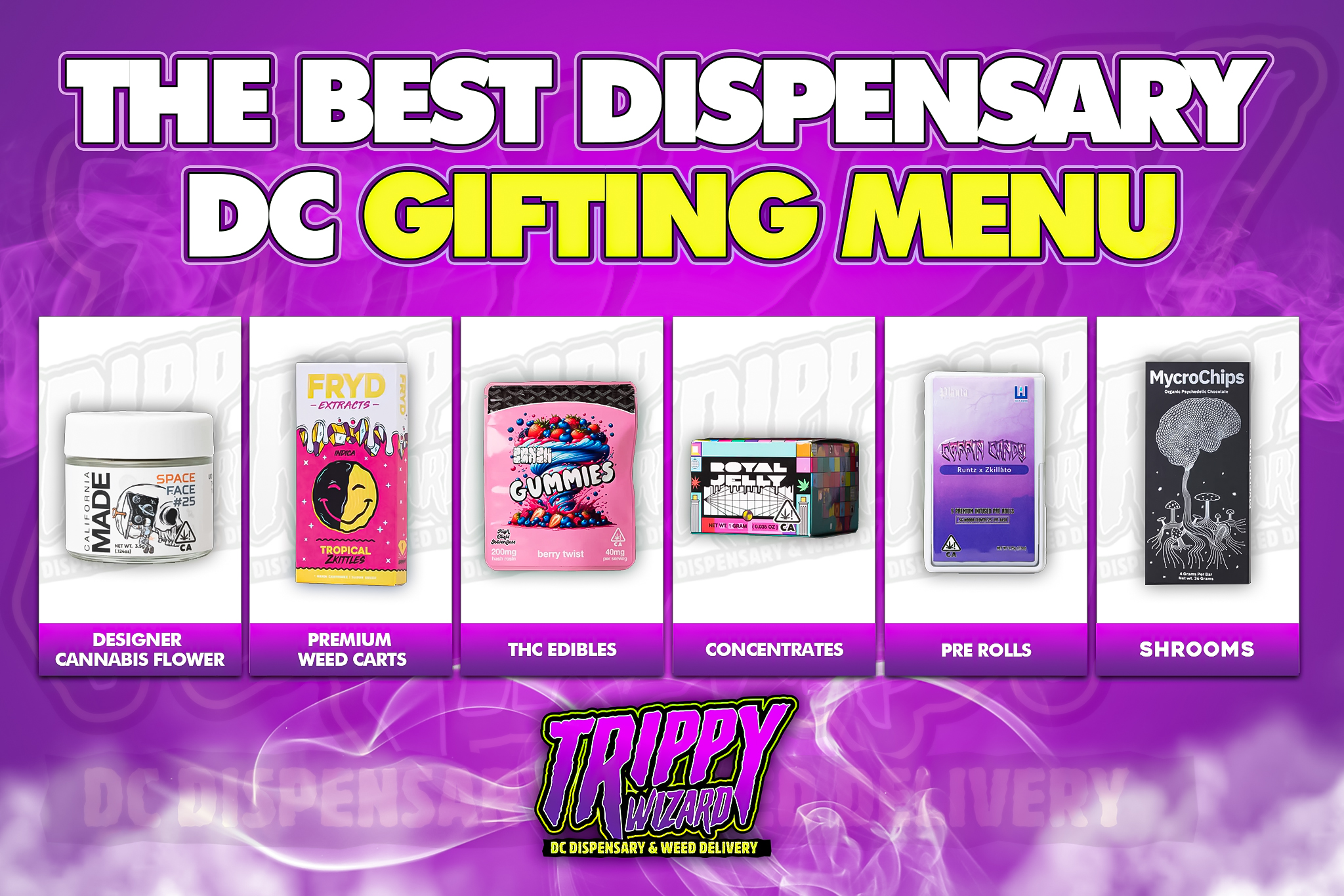 Best Dispensary In Washington DC | Trippy Wizard Weed Dispensary DC