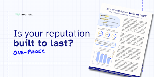 Q2 2024 Data Dose One-Pager: Quality Perceptions | RepTrak