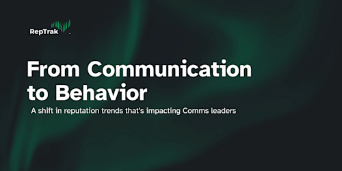 Communications Strategy is Increasingly Meeting Corporate Behavior ...