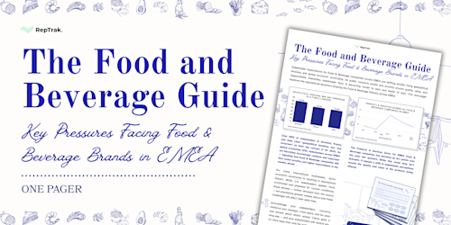 The Food & Beverage Guide: One Pager | RepTrak