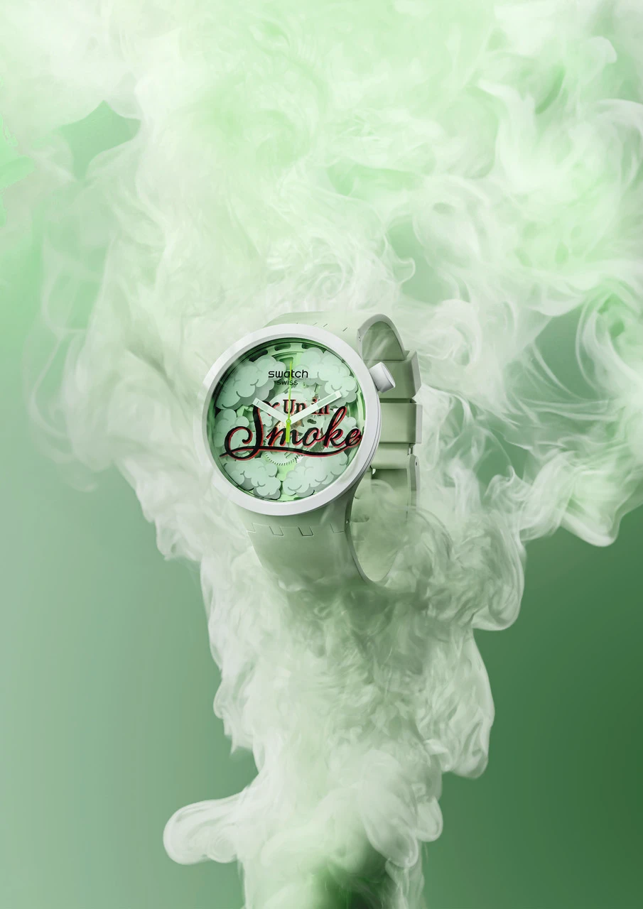 Swatch delivers laidback vibes with the new UP IN SMOKE - Swatch Ltd