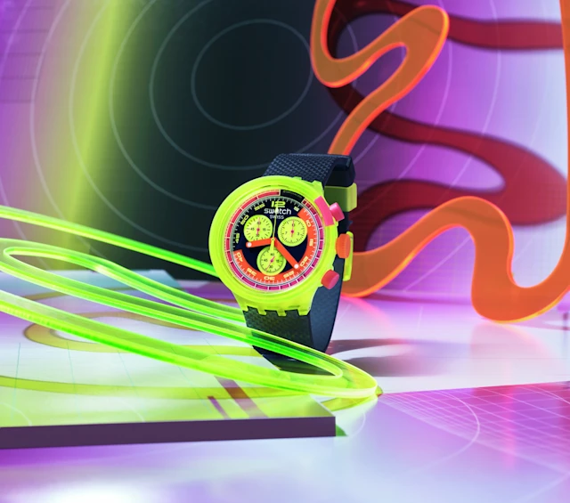 Swatch serves up bright summer vibes with Swatch NEON - Swatch Ltd