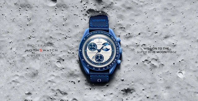 Bioceramic MoonSwatch MISSION TO THE SUPER BLUE MOONPHASE - Swatch Ltd