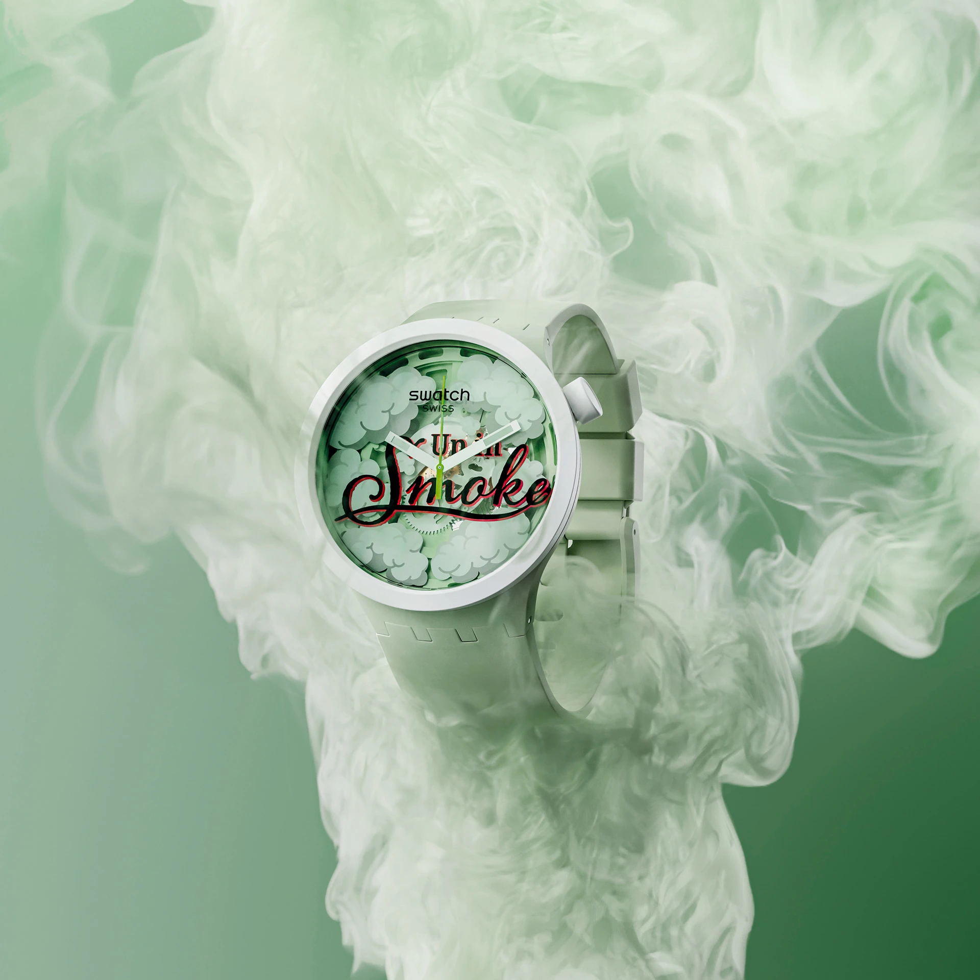 Swatchの新作UP IN SMOKEが、まったりとしたリラックス気分をお届けします - Swatch Ltd