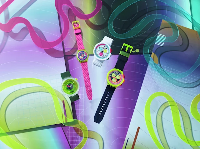 Swatch serves up bright summer vibes with Swatch NEON - Swatch Ltd