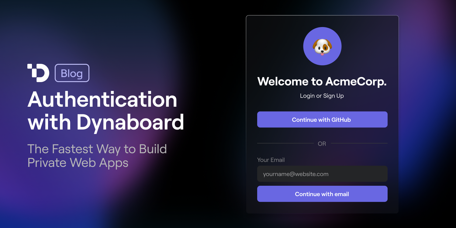 Build private web apps in minutes with Dynaboard