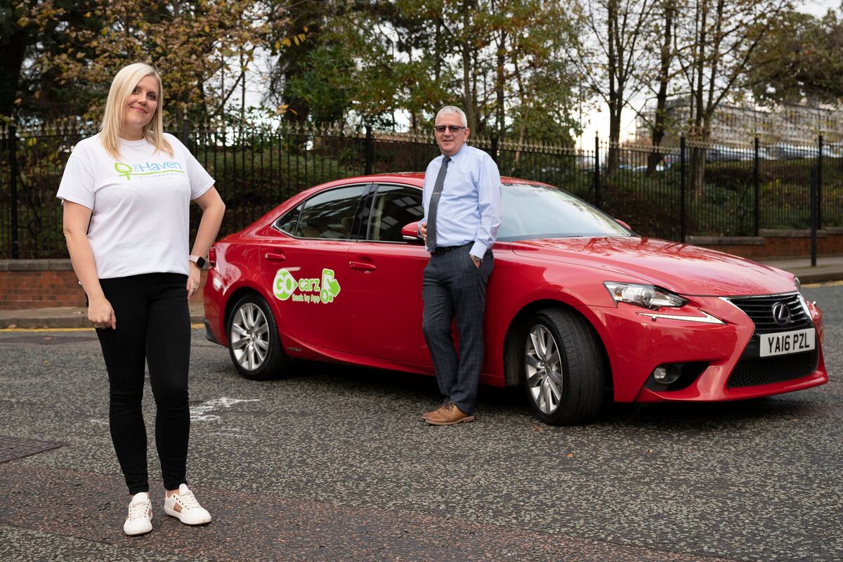 Go Carz Makes Cash Donation to The Haven Refuge