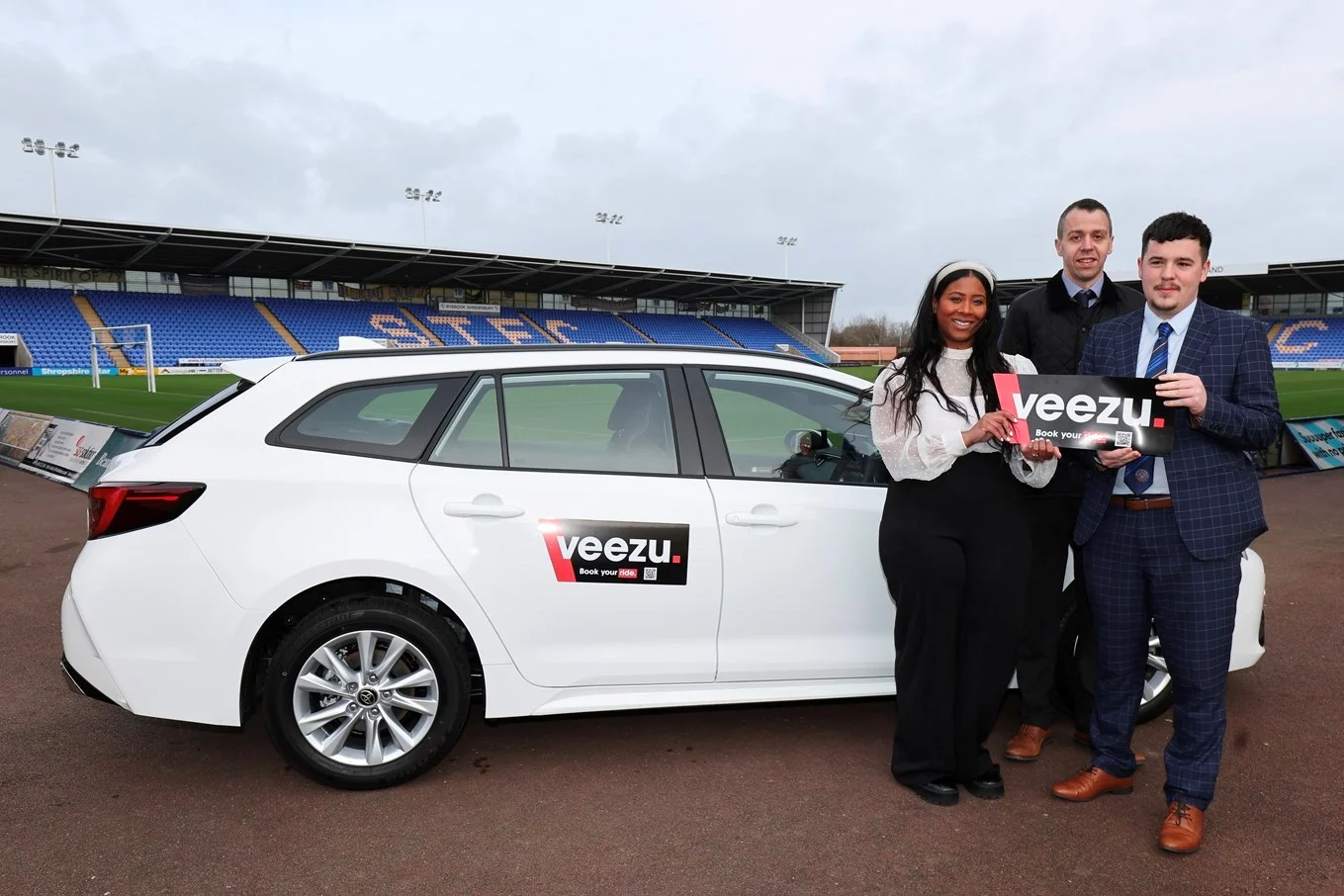 Veezu named official ride partner for Shrewsbury Town FC