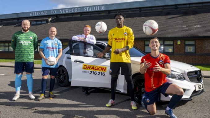 Dragon Taxis teams up with Newport City FC to support the grassroots game