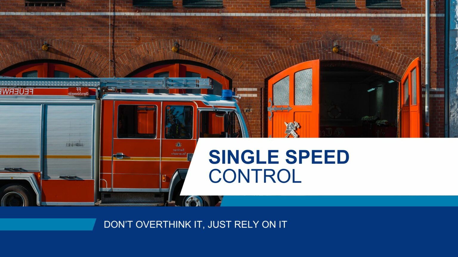 Single speed control | Apem Blog