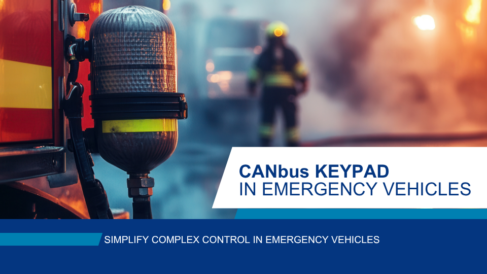 CANbus keypad: simplifying complex control in emergency vehicles | APEM ...