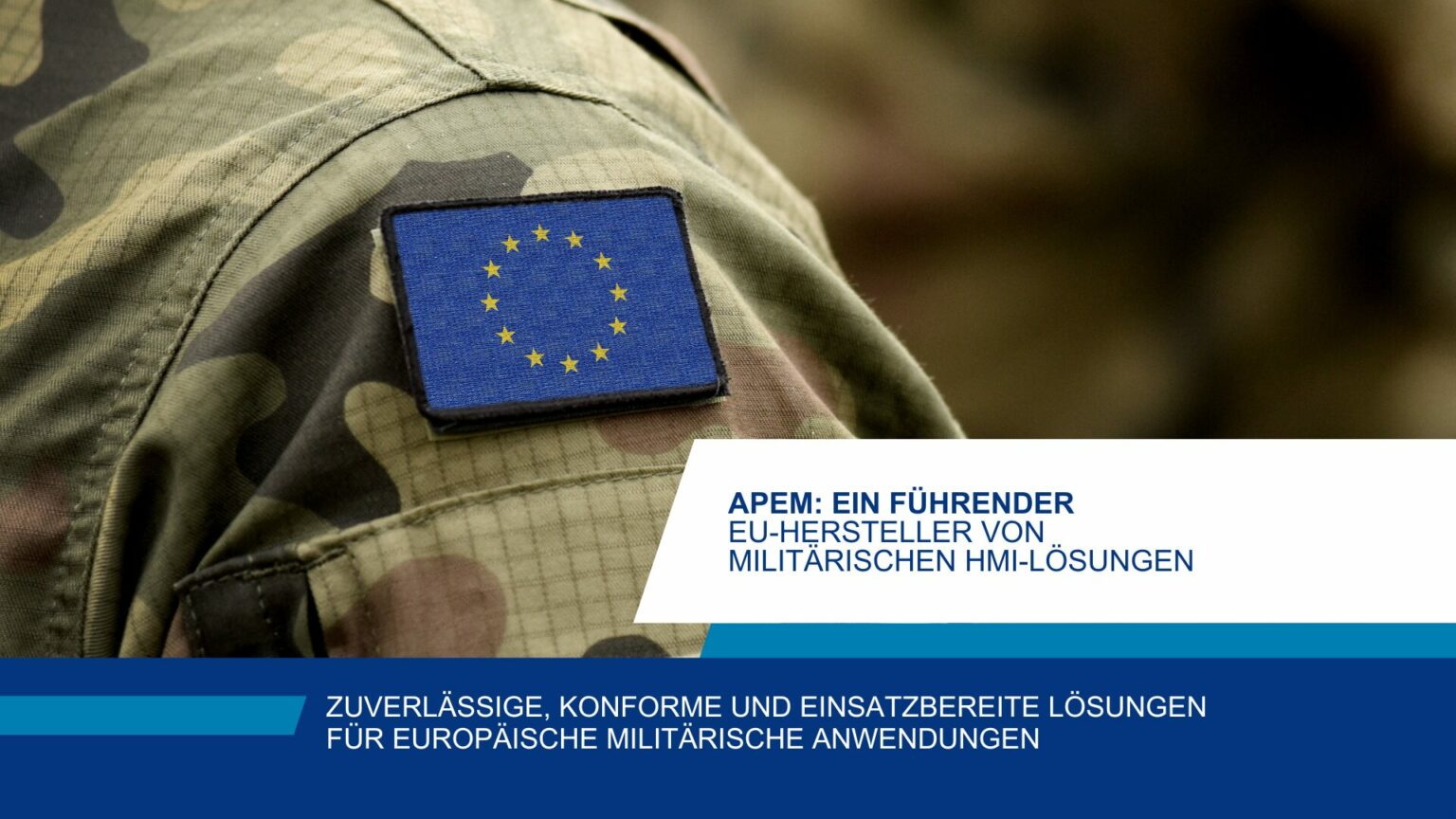APEM: ein in der EU ansässiger Hersteller von robusten HMIs für ...