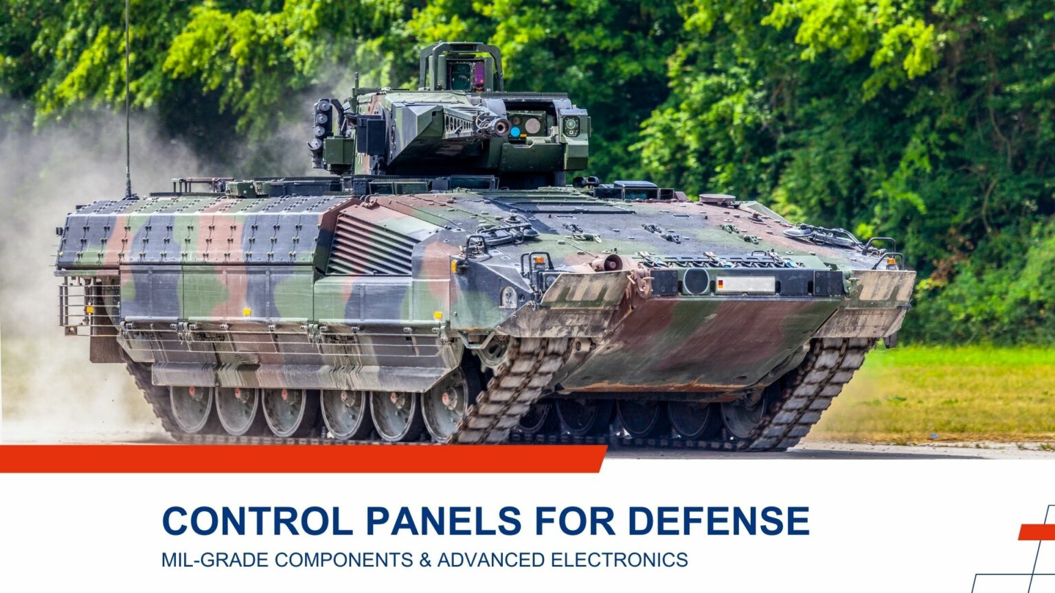 Custom Defence Control Panels for MIL Vehicles