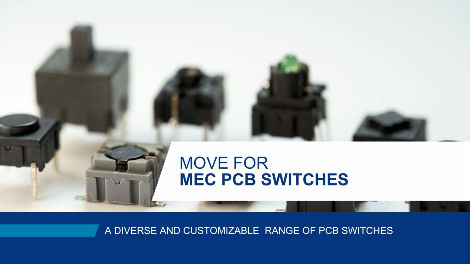 MEC PCB switches and caps made in Denmark