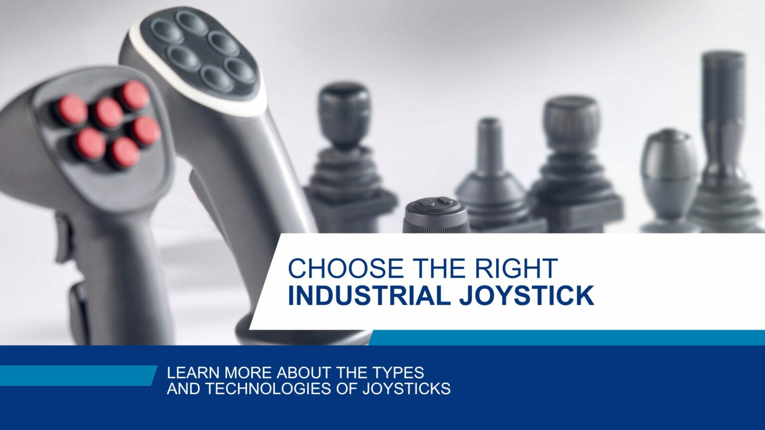 Joystick controller : a must for industrial environments