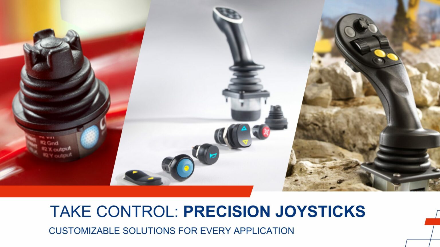 Take control: precision joysticks for every demand | Apem Blog