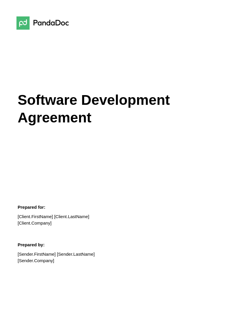 Software Development Agreement Template – Word & PDF