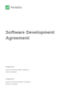 Software Development Agreement Template – Word & PDF