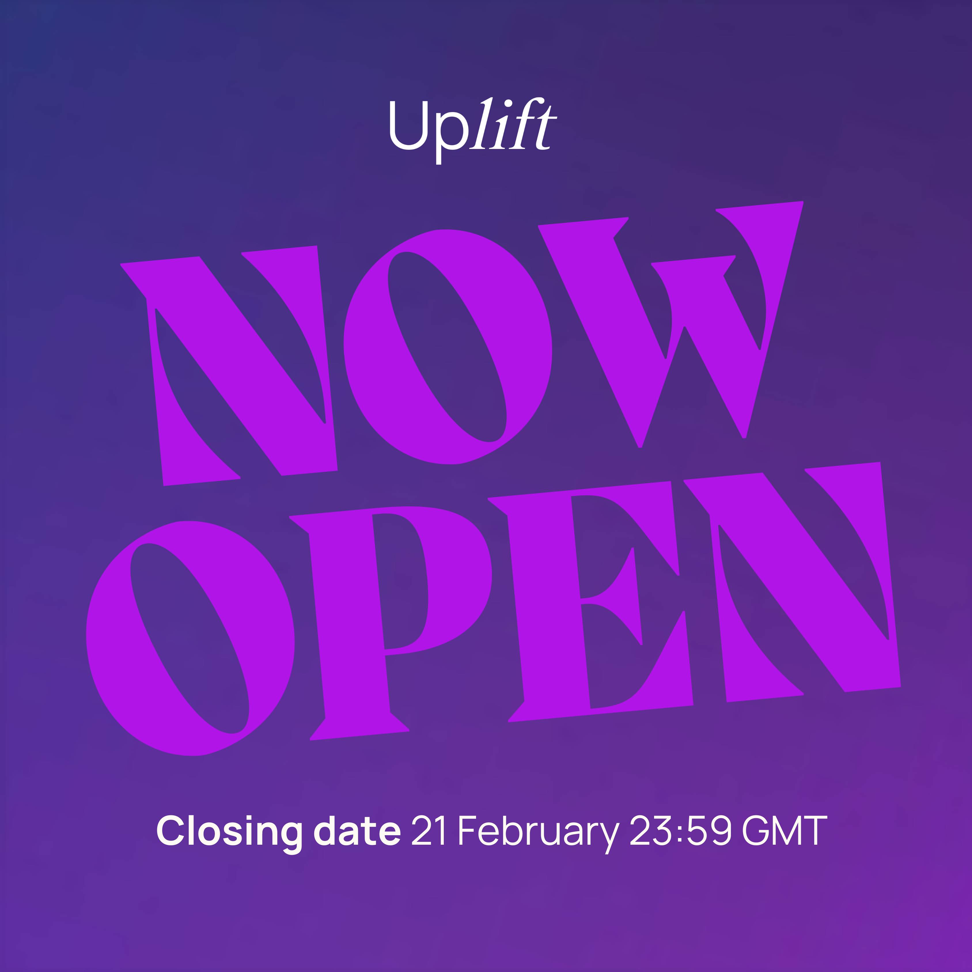 Uplift Mentoring Programme - Applications Now Open - SHIFT Active Media Uplift Mentoring Programme - Applications Now Open - SHIFT Active Media