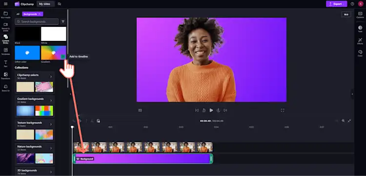 How to change image background color | Clipchamp Blog
