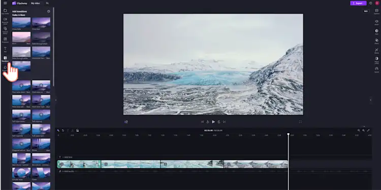 How to add transition sound effects | Clipchamp Blog