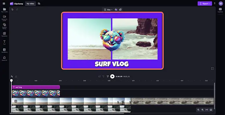 How to add custom color backgrounds to videos | Clipchamp Blog