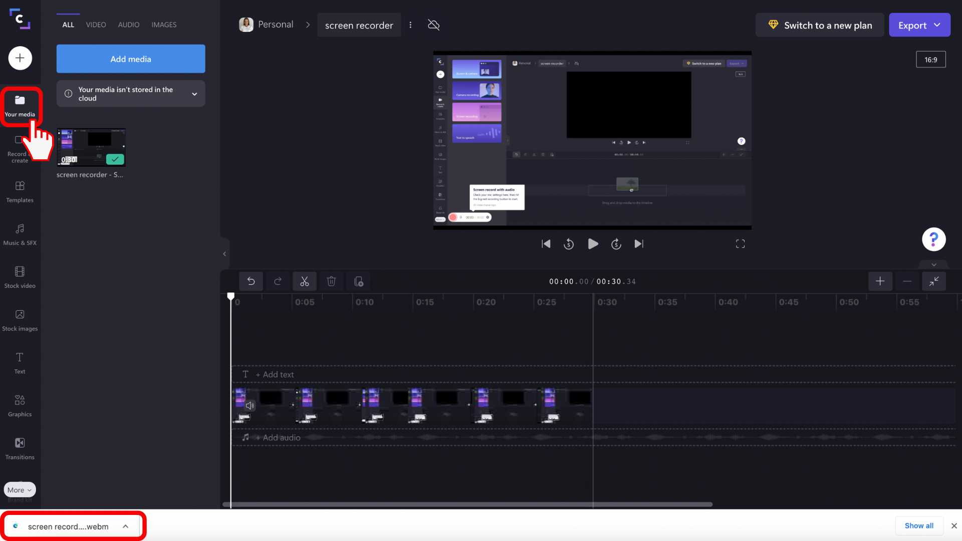 How to screen record with audio | Clipchamp Blog