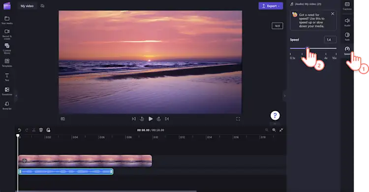 How to speed up and slow down audio | Clipchamp Blog