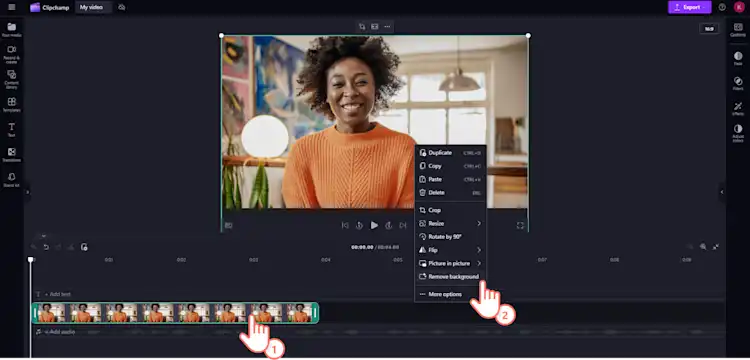 How to change image background color | Clipchamp Blog