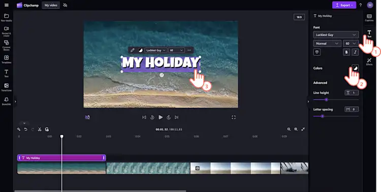 How to overlay text on videos and GIFs | Clipchamp Blog