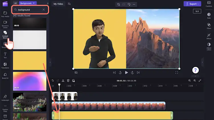 Add sign language stickers in Clipchamp for video accessibility ...