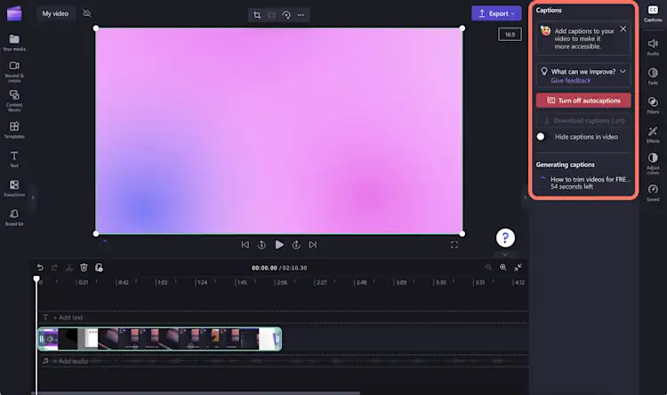 Cómo añadir subtítulos a un vídeo | Clipchamp Blog