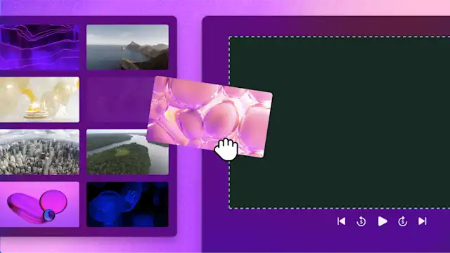 Make videos with the best royalty-free videos and audio in Clipchamp