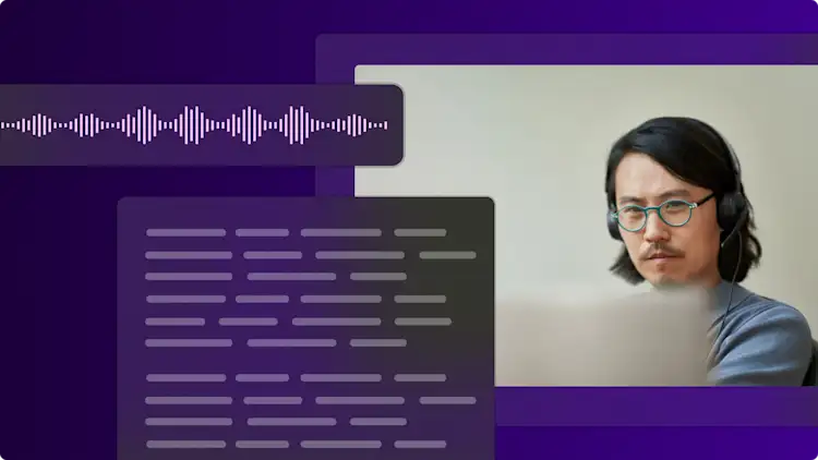 How to transcribe audio to text in Microsoft | Clipchamp Blog