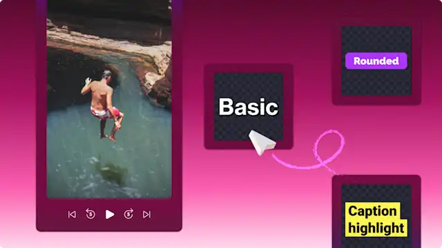 Add text to video | Customize text and add effects