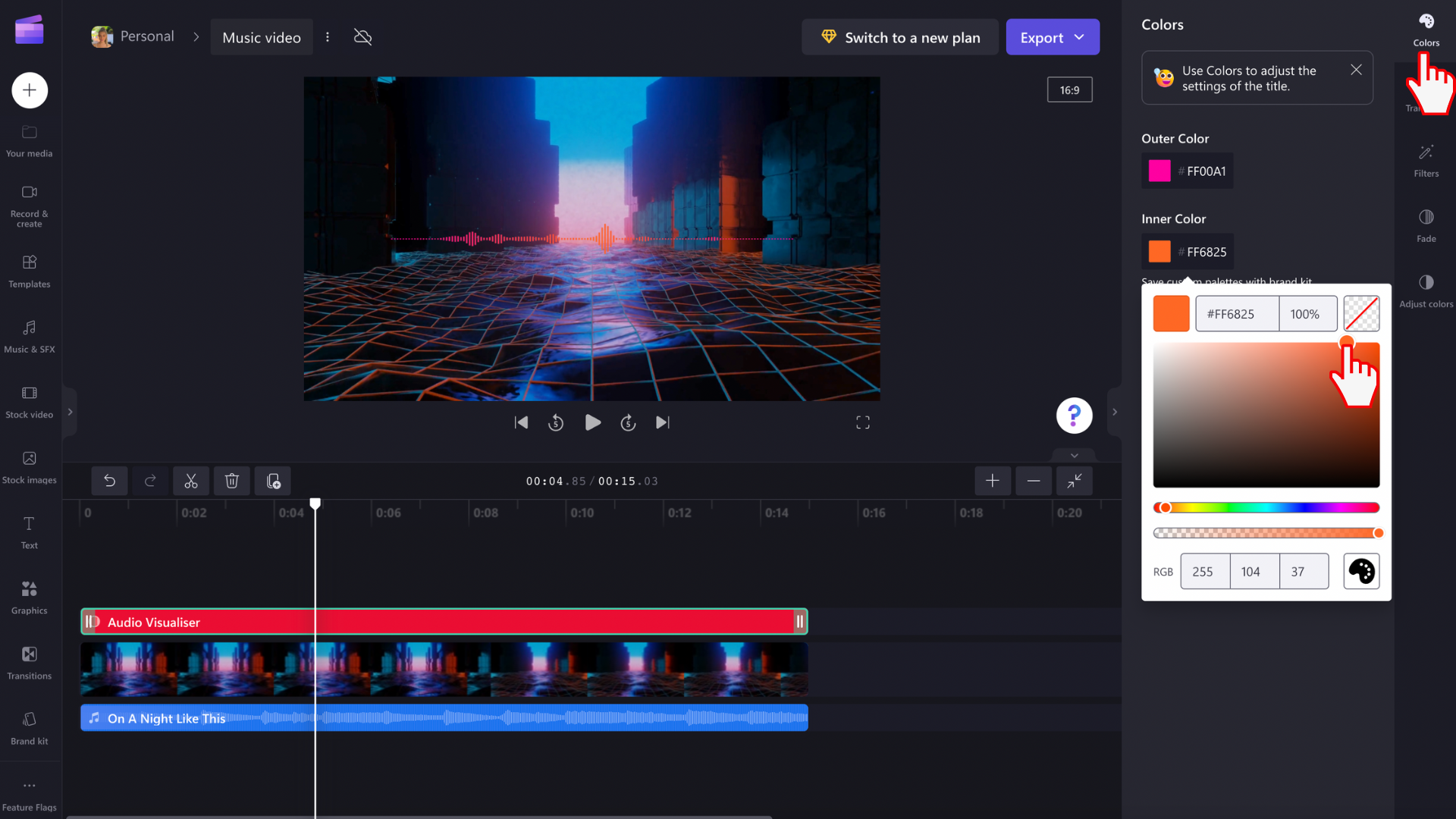 How to make a video with Clipchamp’s audio visualizer | Clipchamp Blog