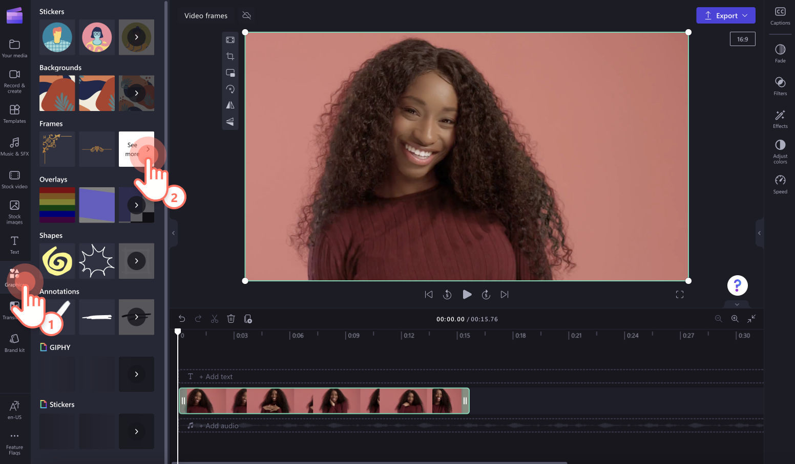 How to add video frames and borders | Clipchamp Blog