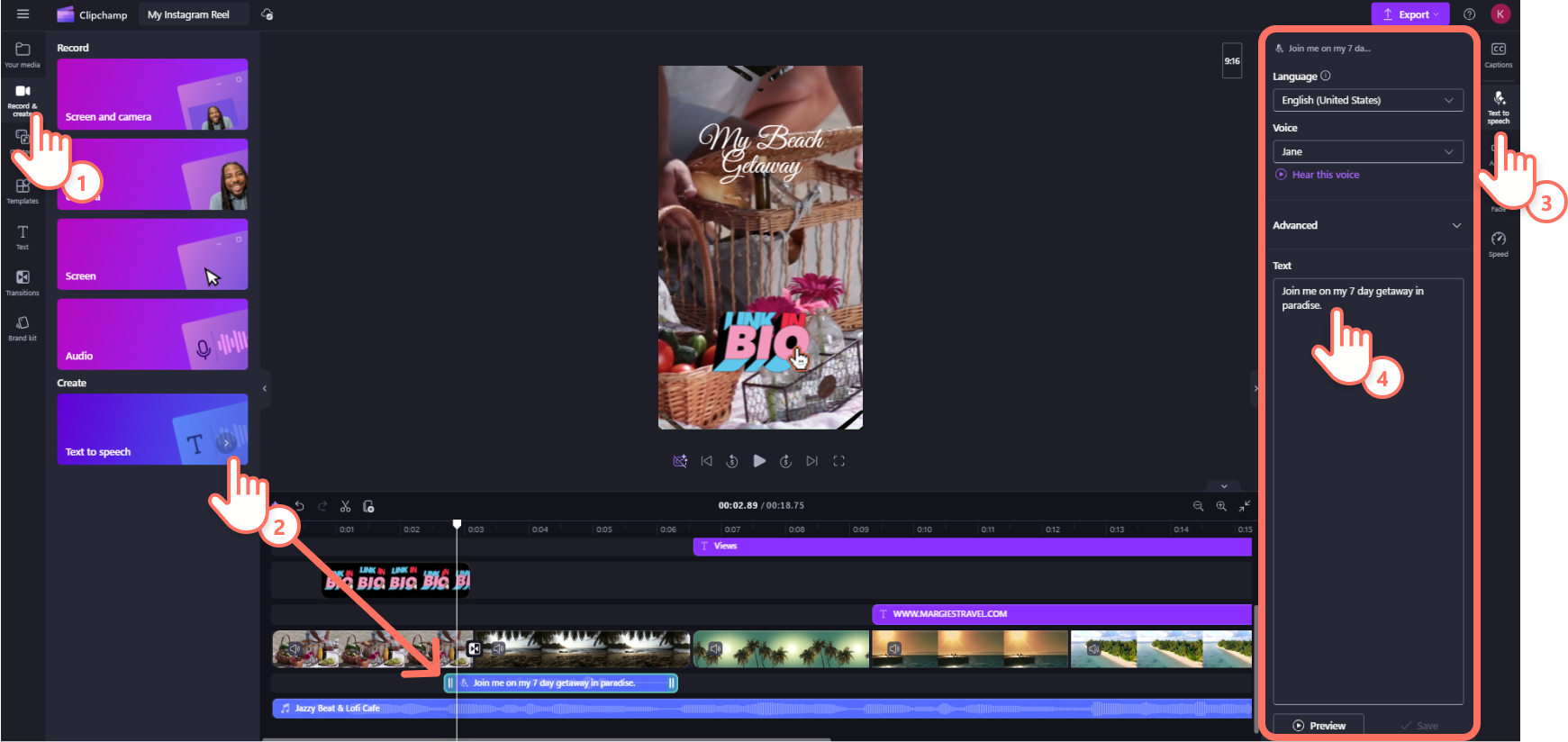 How to make Instagram Reels | Clipchamp Blog