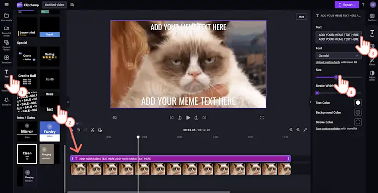 How to overlay text on videos and GIFs | Clipchamp Blog
