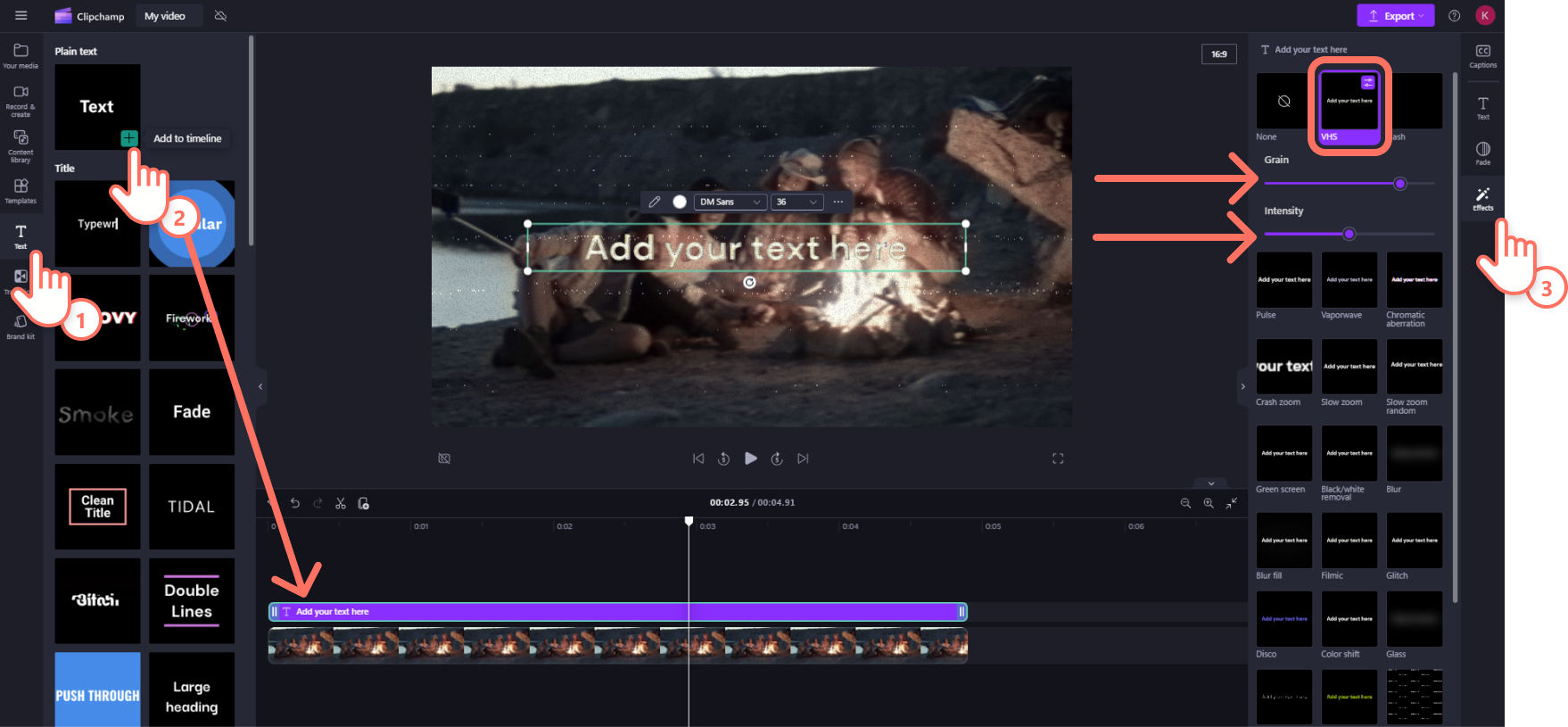 How to add VHS effect to videos | Clipchamp Blog