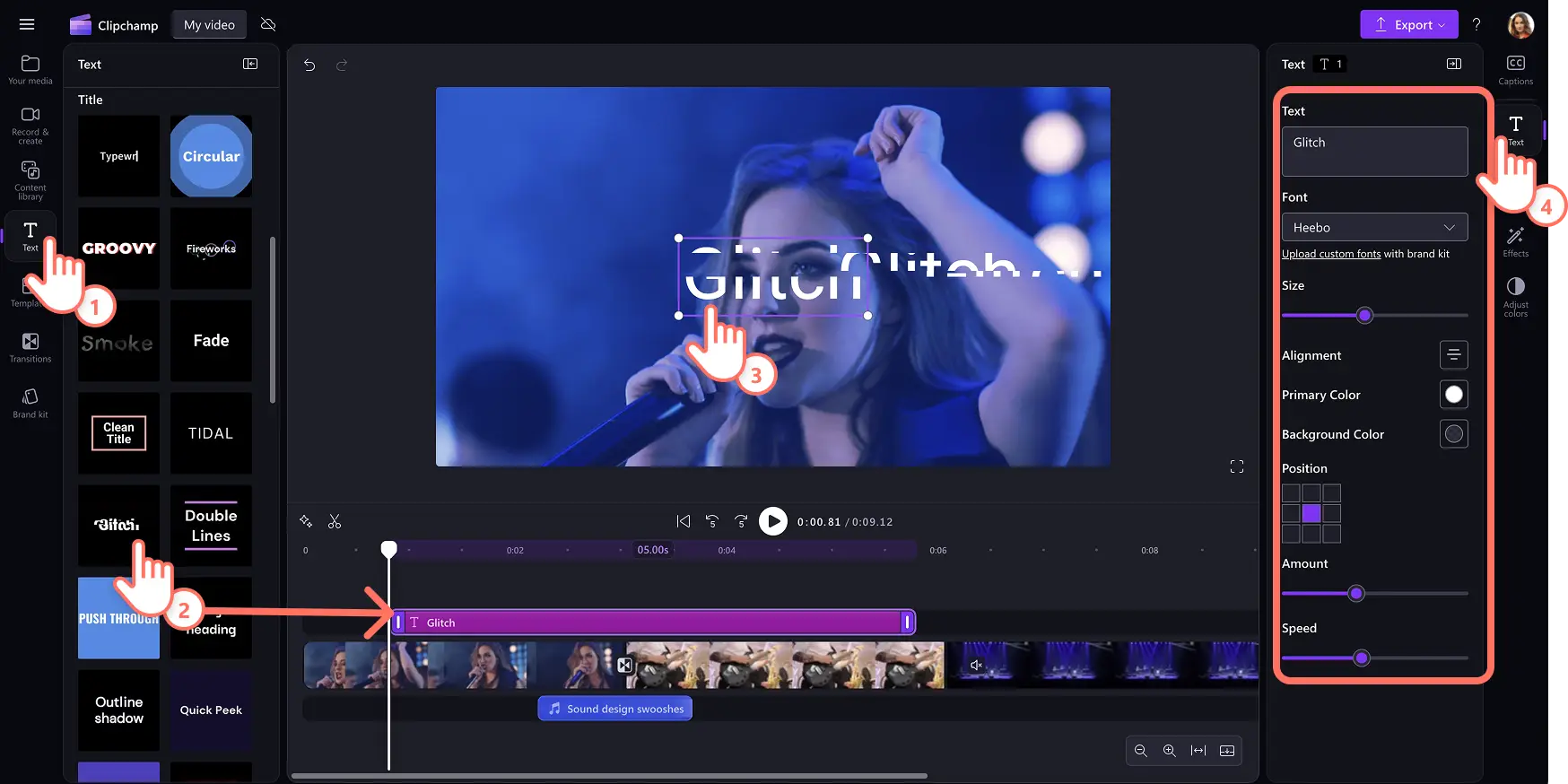 How to add glitch effect to videos | Clipchamp Blog