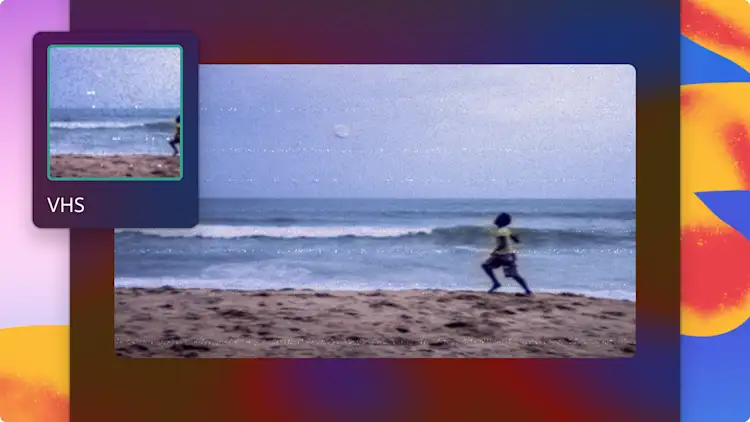 How to add VHS effect to videos | Clipchamp Blog