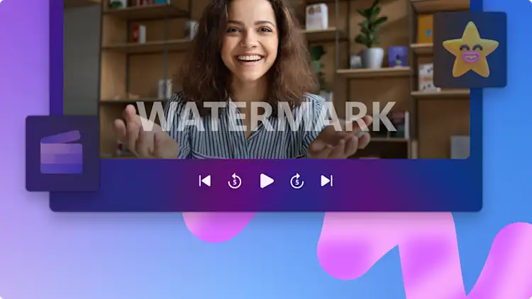 How to add watermark to video online | Clipchamp Blog