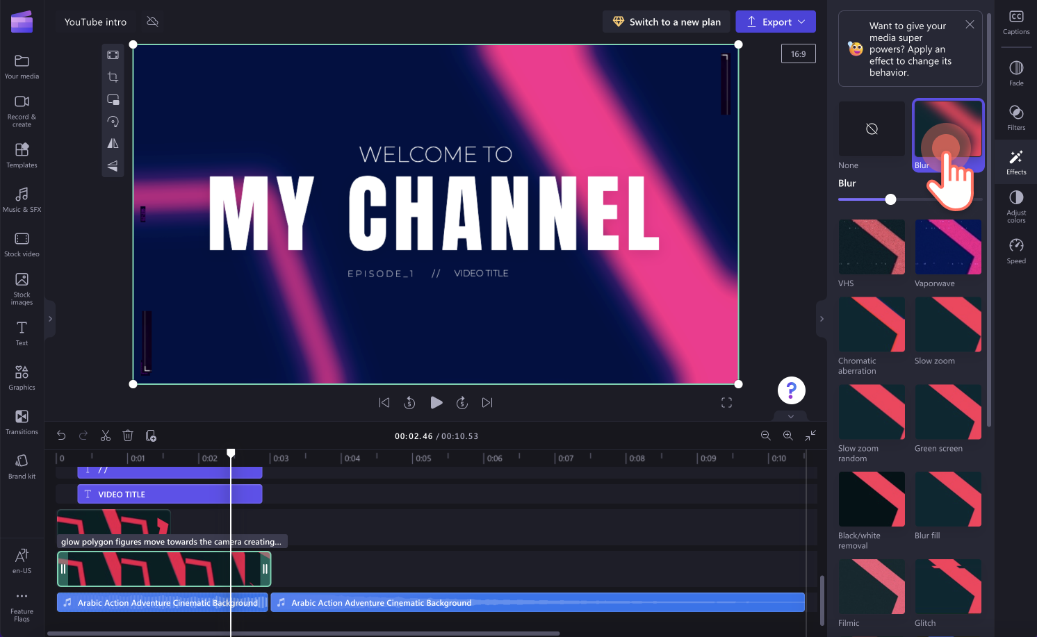 How to make a YouTube intro video | Clipchamp Blog