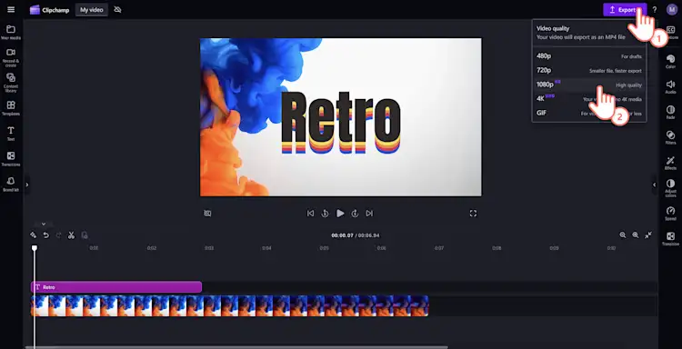 How to add text animation to a video online | Clipchamp Blog